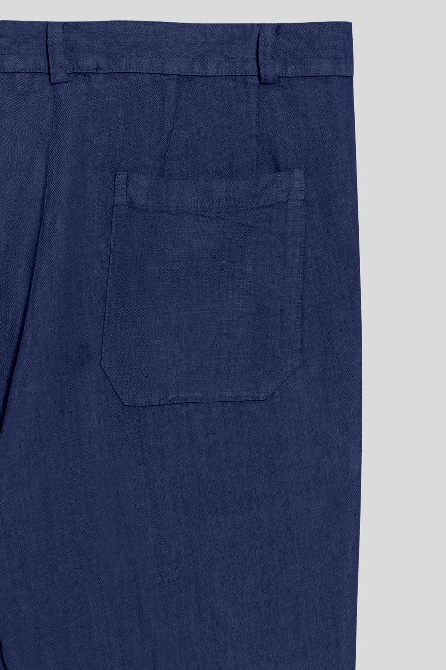 Pantalon de lino para hombre azul